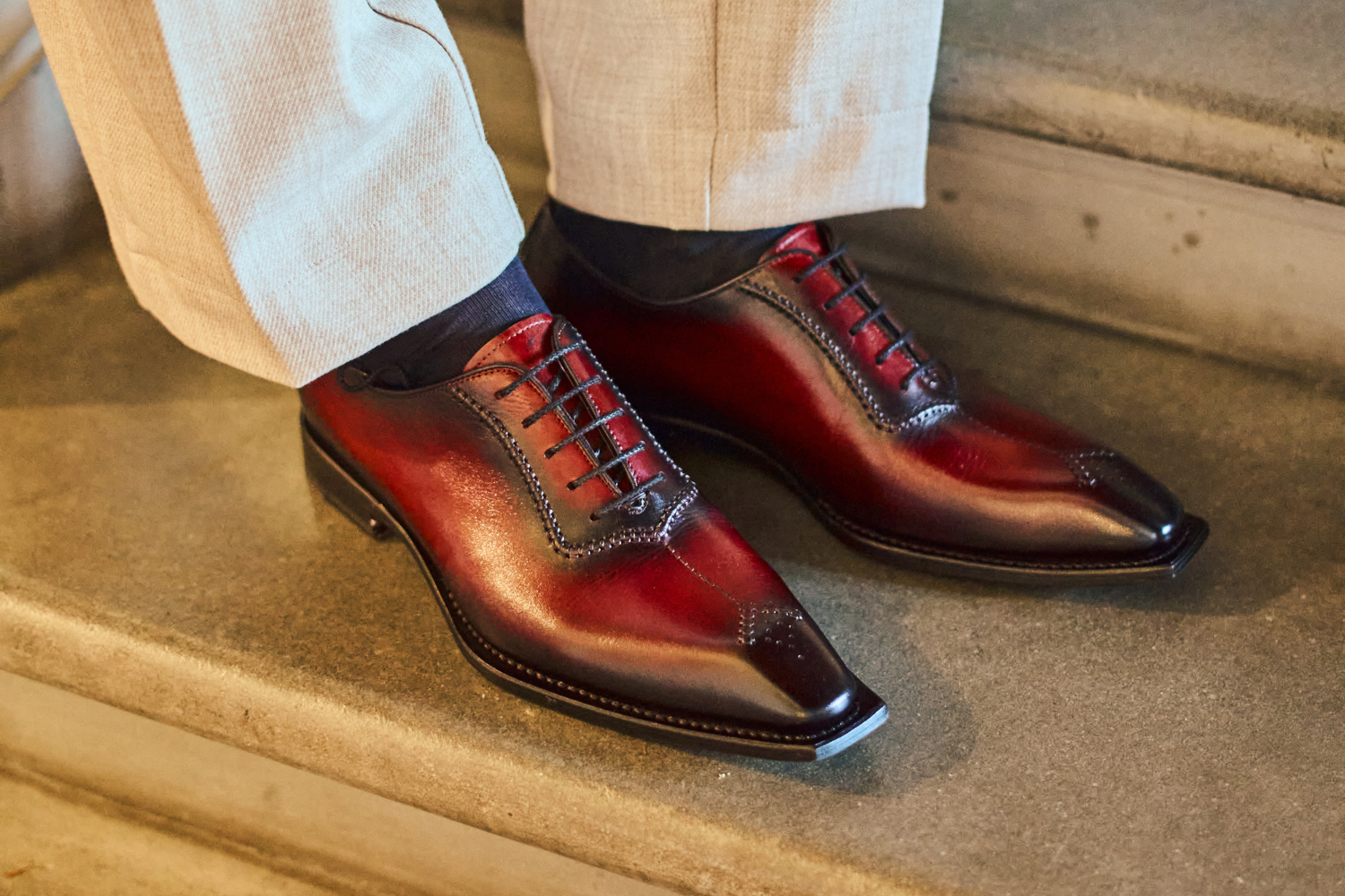 Men's lace up shoes in leather | Harris Shoes 1913
